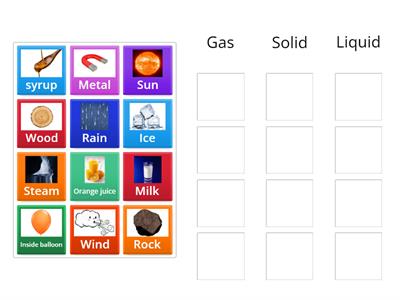 Solid liquid gas - Teaching resources