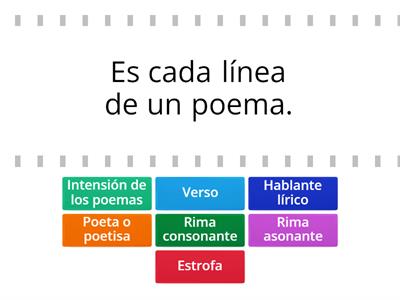 Los elementos del poema - Recursos didácticos