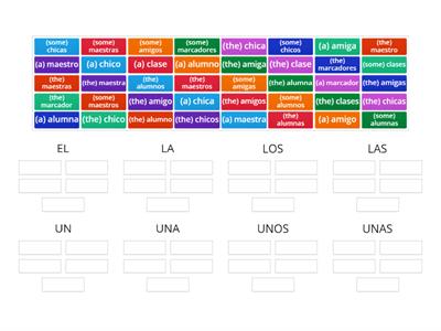 Articles game - Teaching resources