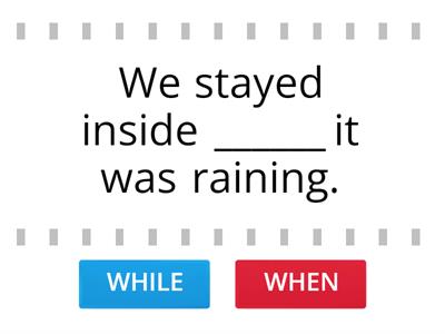 When vs while - Recursos didácticos