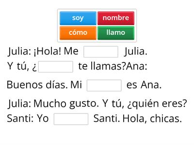 Cómo te llamas - Recursos didácticos