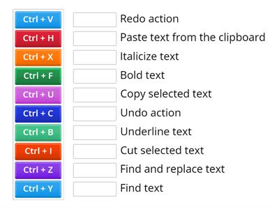Keyboard shortcuts - Teaching resources