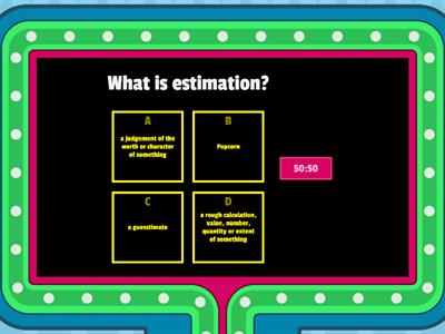 Estimation - Teaching resources
