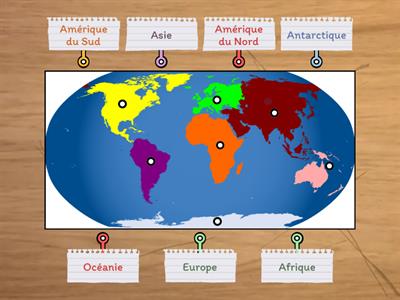Les continents et les océans - Ressources pédagogiques