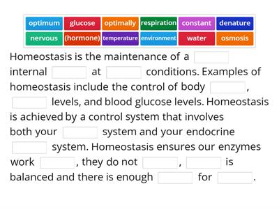 Principles homeostasis - Teaching resources