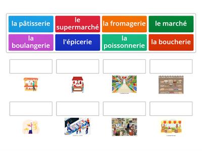 Les magasins - Recursos didácticos