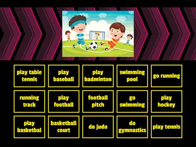 Vocabulary Sports - Recursos didácticos