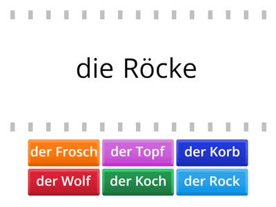 Einzahl mehrzahl - Unterrichtsmaterialien