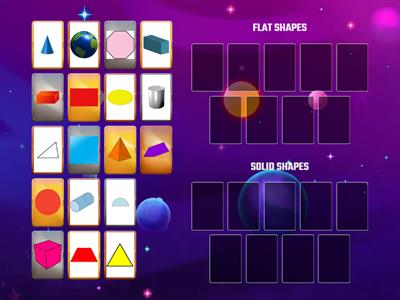 Shapes Flat and solid shapes - Teaching resources