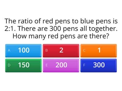 Ratio proportion - Teaching resources