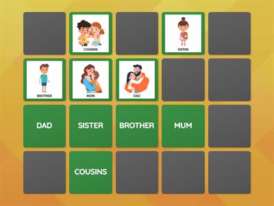 Vocabulary Family - Recursos didácticos