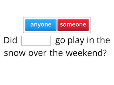 Someone anyone everyone - Teaching resources
