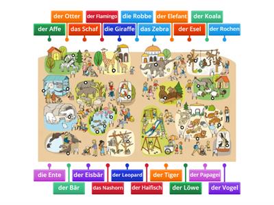Tiere Zoo - Учебные ресурсы
