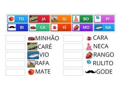 Completar as palavras wordwall - Recursos de ensino