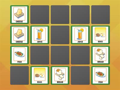 Vocabulary Food - Recursos didácticos
