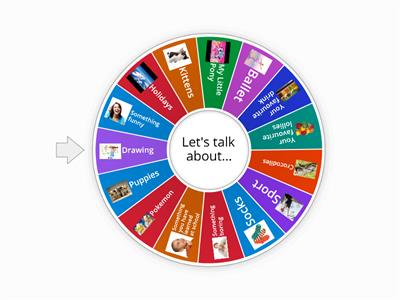 Conversation wheel - Teaching resources