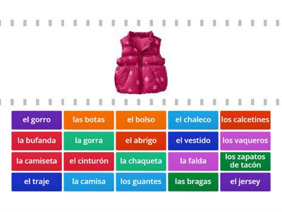 La ropa - Учебные ресурсы