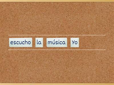 Escuchar verbos - Recursos didácticos