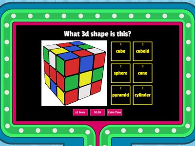 Shapes 3d quiz - Teaching resources