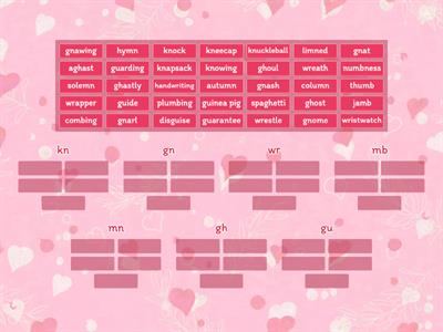 Silent letters kn wr gn gh - Teaching resources