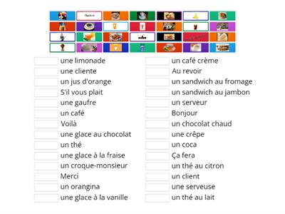 Au café - Teaching resources