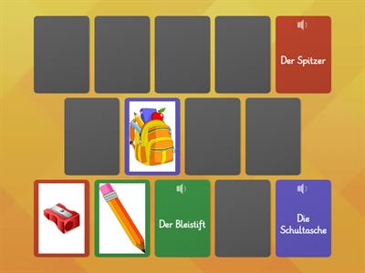 Schulsachen - Unterrichtsmaterialien