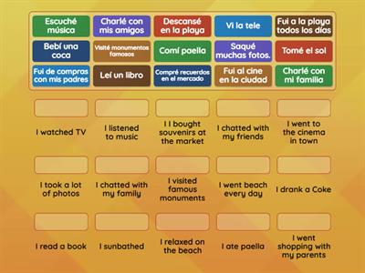 Past tense game - Teaching resources
