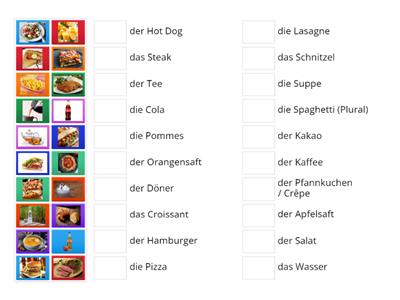 Essen und getränke - Unterrichtsmaterialien