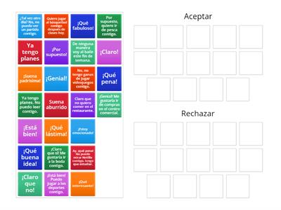 Aceptar invitaciones - Teaching resources