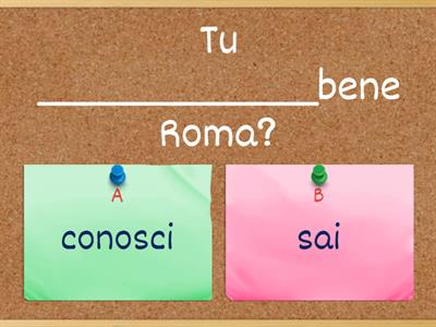 Conoscere o sapere - Risorse didattiche