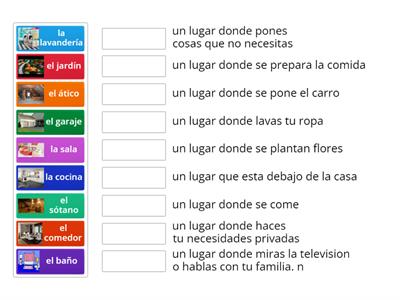 Vocabulario la casa - Teaching resources