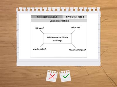 Sprechen teil 1 a2 - Teaching resources