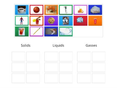 Solid liquid gas - Teaching resources