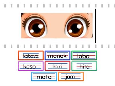 Kambal katinig klaster - Aktibidad sa pagtuturo