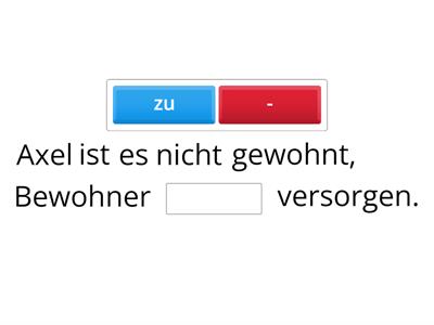 Statt zu ohne zu - Unterrichtsmaterialien