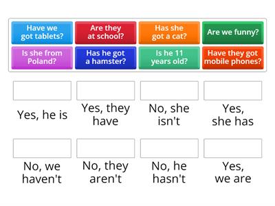 To be Have got there is - Materiały dydaktyczne