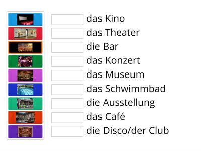 Orte in der stadt - Teaching resources