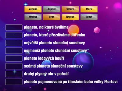 Planety - Výukové zdroje