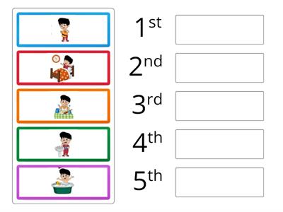 Secuencias de rutina - Teaching resources