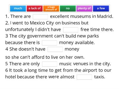 Quantifiers - Teaching resources