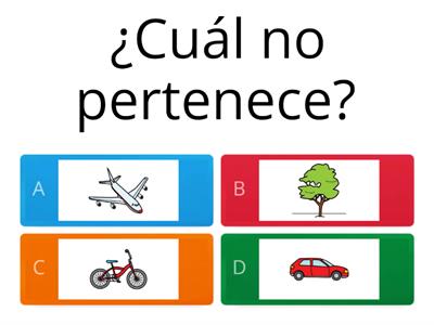 Pertenece no pertenece - Recursos didácticos