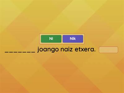 Euskera nor nork - Recursos didácticos