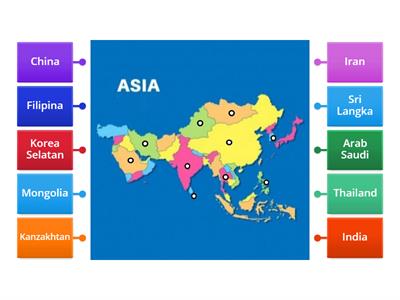Peta buta asia - Sumber daya pengajaran