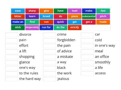 Collocations - Teaching resources