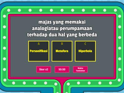 Majas metafora hiperbola dan personifikasi - Sumber daya pengajaran