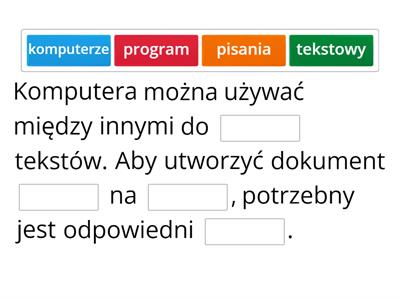Edytor tekstu - Materiały dydaktyczne