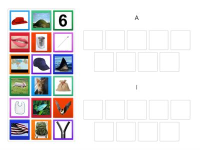 A and i short vowel picture sort - Teaching resources