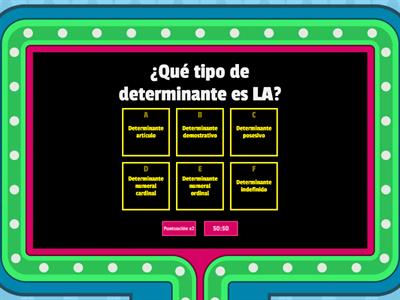 Aprende los determinantes - Recursos didácticos