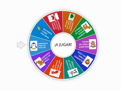 Ruleta de animales - Recursos didácticos