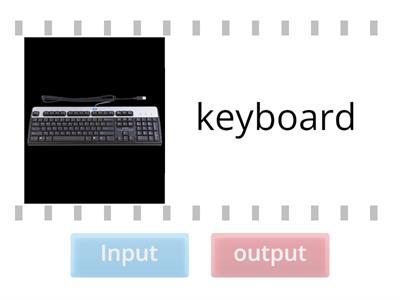 Input and output devices - Teaching resources